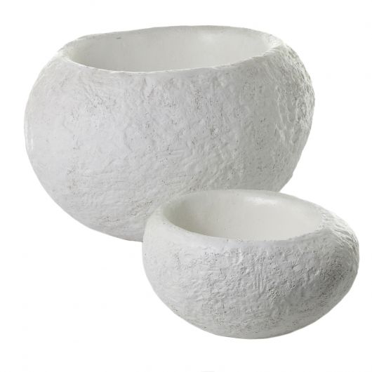 Textured Irregular Shaped Fiberglass Oval Container – LDF Silk